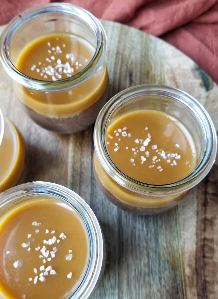Chocolate Pudding with Salted Caramel - Casual Foodist