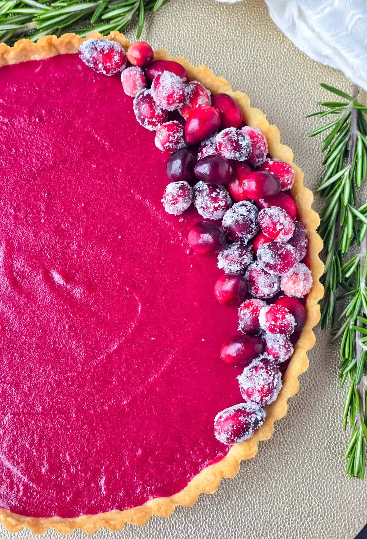 Cranberry Curd Tart - Casual Foodist