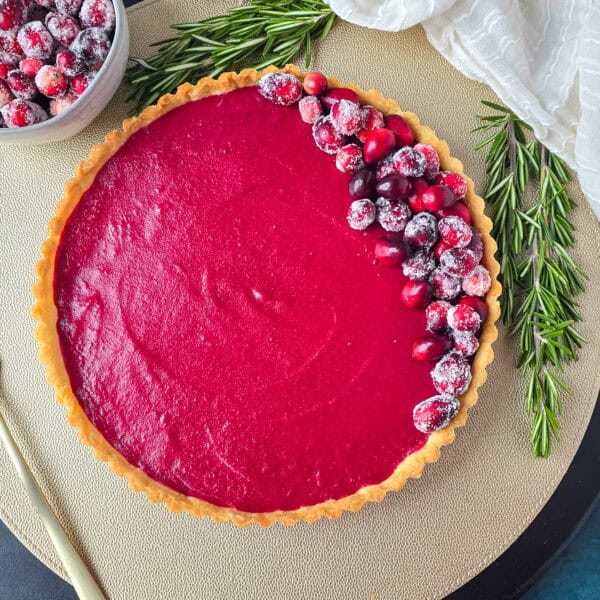 Cranberry Curd Tart - Casual Foodist