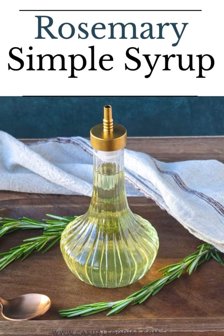 Rosemary Simple Syrup - Casual Foodist